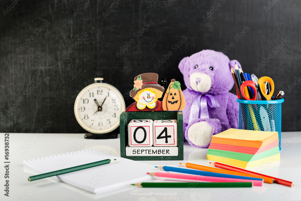 Labor Day, traditional American holiday. Cube shape calendar for ...