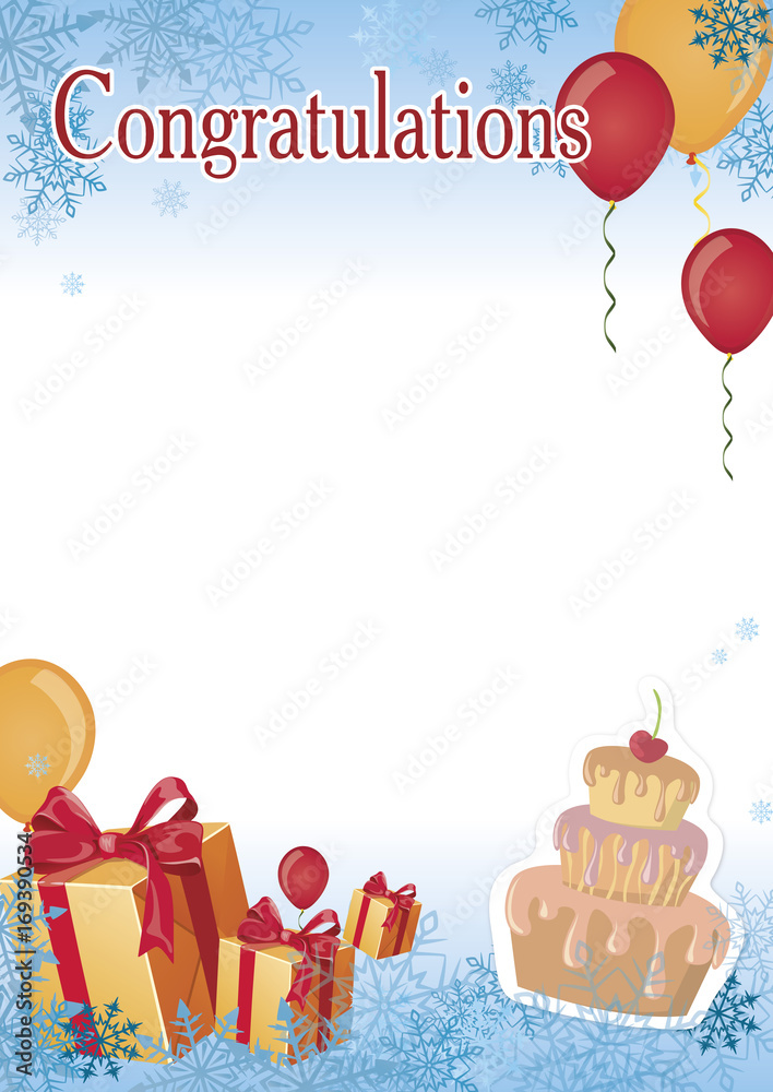 certificate congratulation poster for kids Stock Vector | Adobe Stock