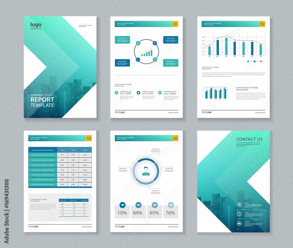 template design for company profile ,annual report , brochure , flyer ...