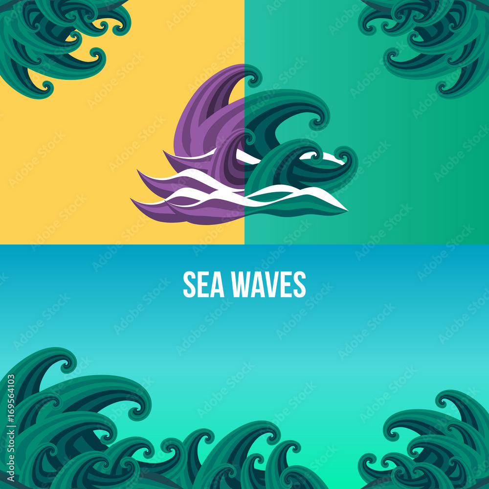 Ocean Waves Graphic Design