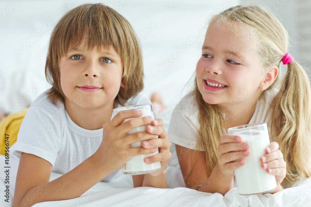 Children drink Stock Photo | Adobe Stock