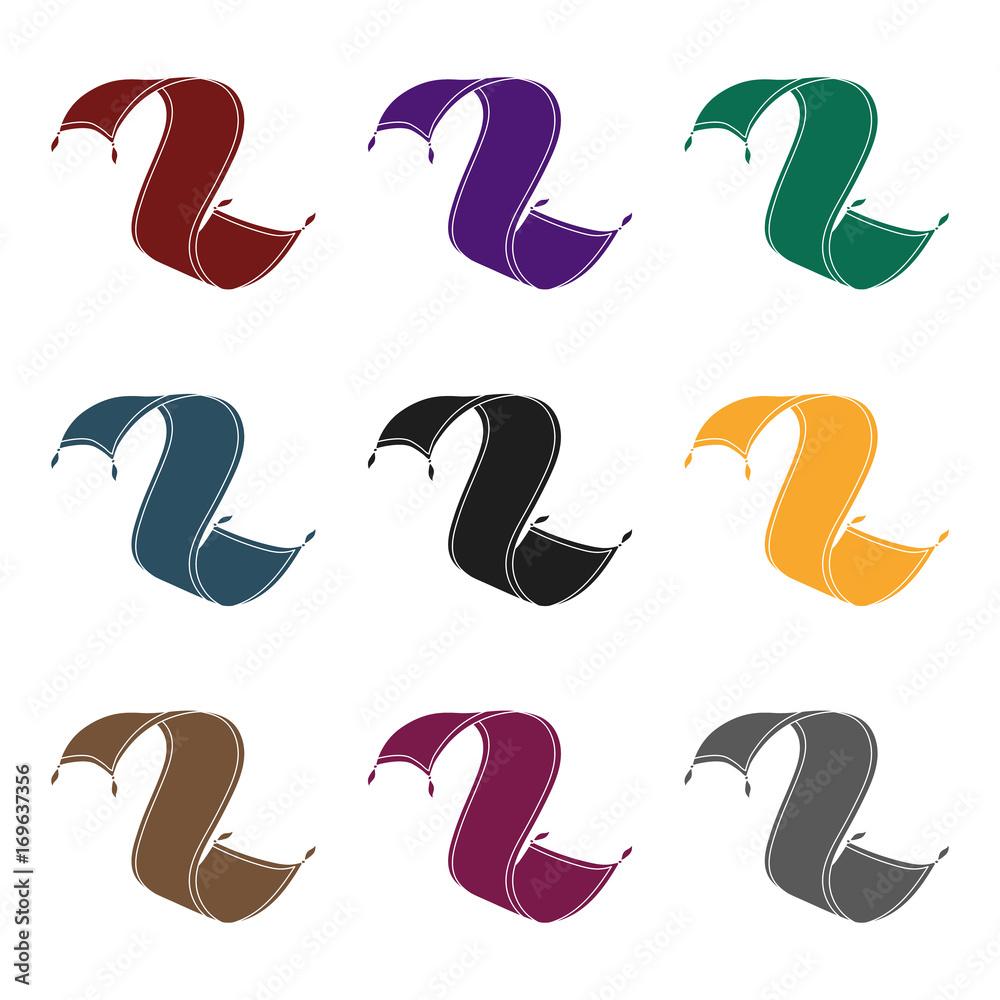 Persian carpet icon in black style isolated on white background. Arab ...