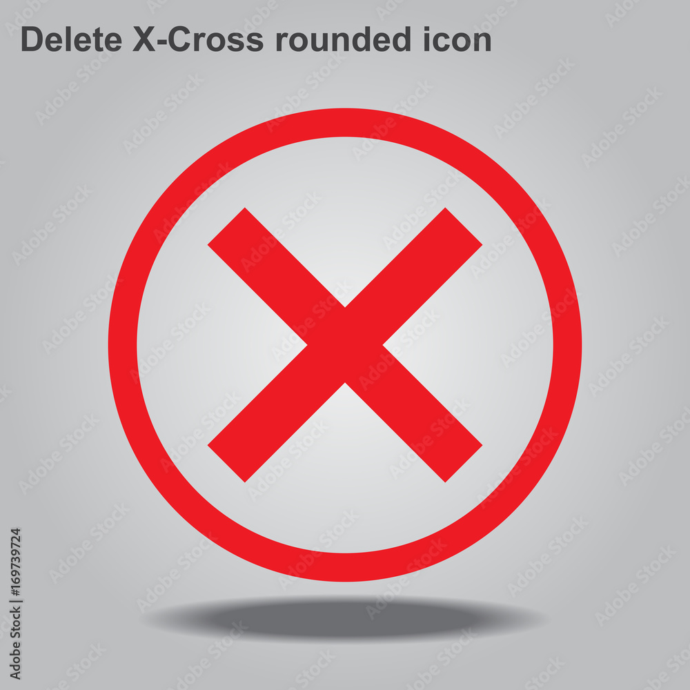 Delete Icon Flat
