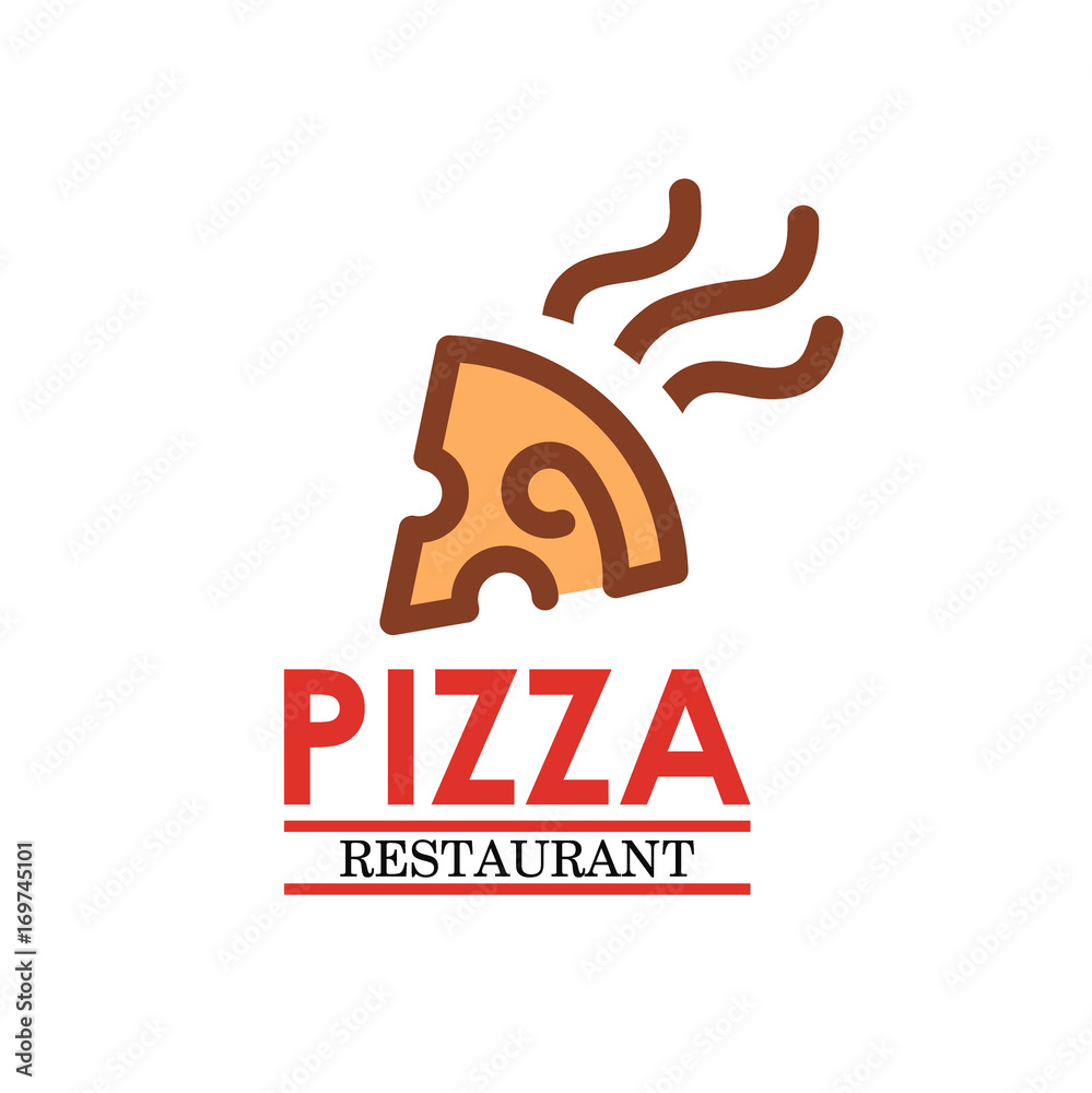 Pizza company vector logo vector de Stock | Adobe Stock