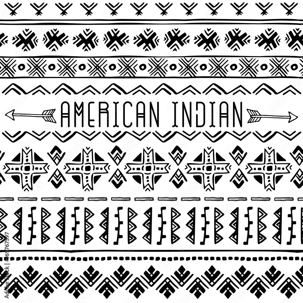Native American Indian Borders