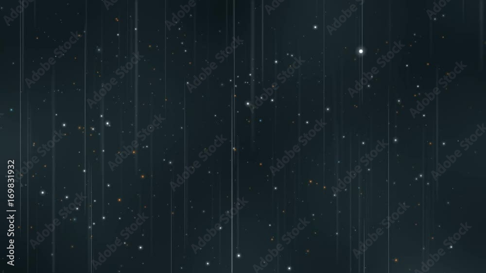 Abstract digital background with particles and stripes on dark ...