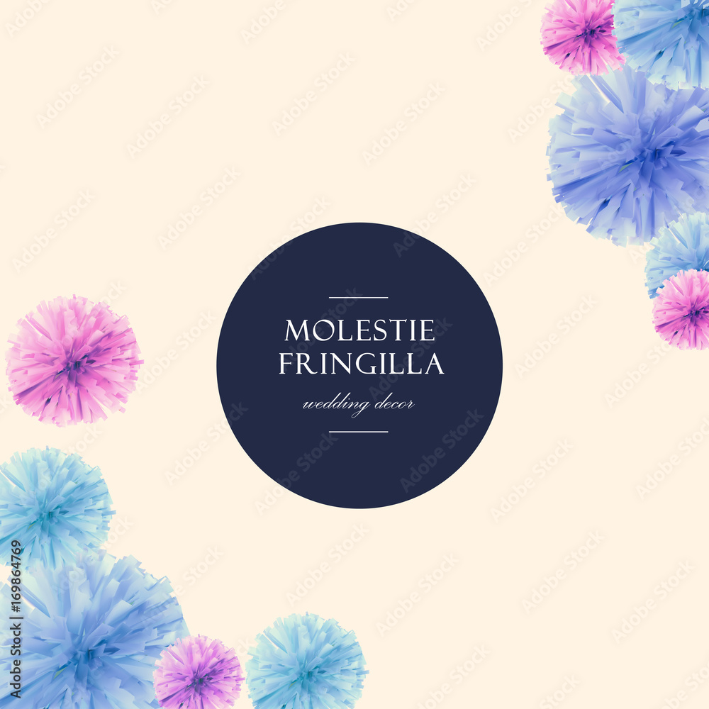 Girly Pastel background with paper abstract flowers, suitable for ...