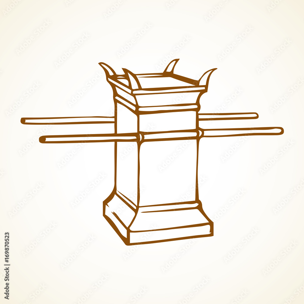 Altar. Vector drawing Stock Vector | Adobe Stock