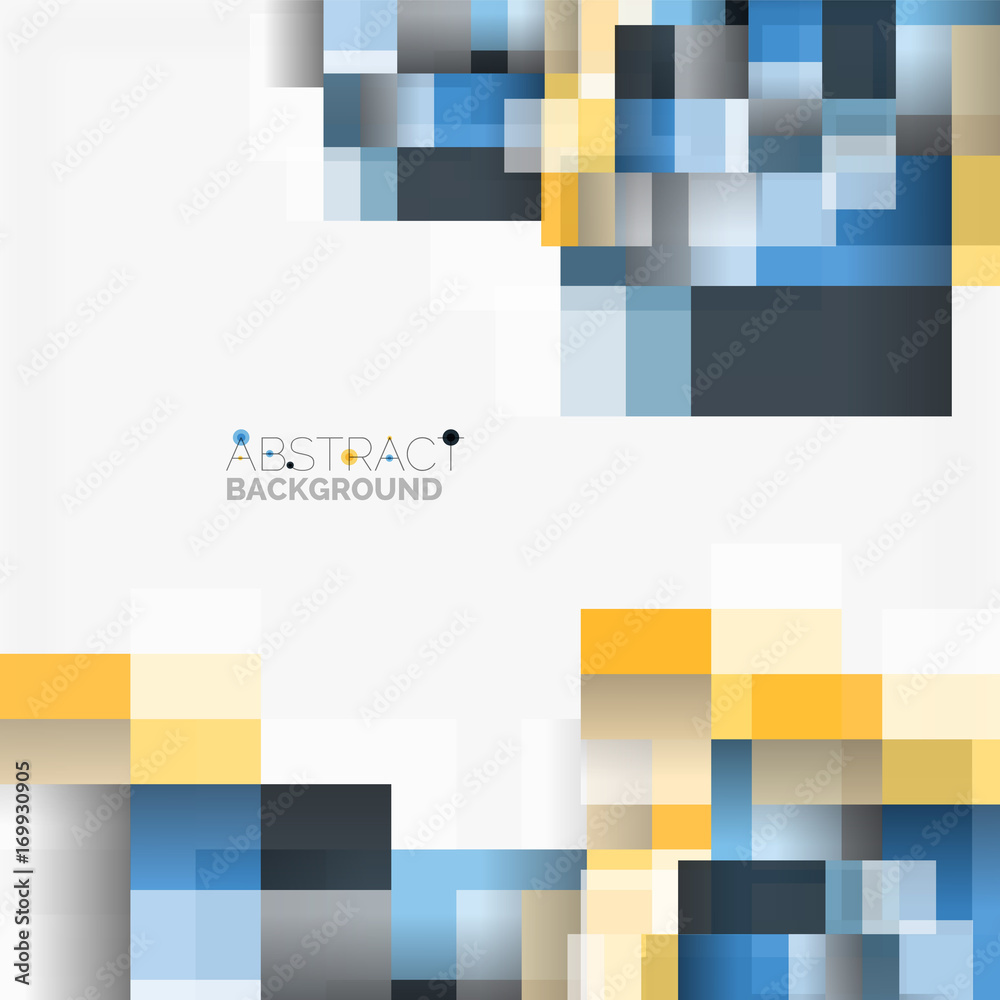 Abstract blocks template design background, simple geometric shapes on ...