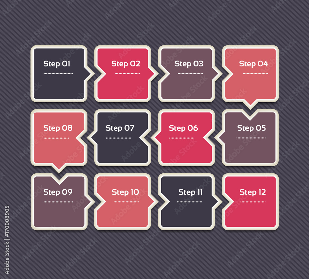 Vector progress background. Template for diagram, graph, presentation ...