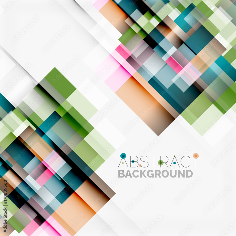 Abstract blocks template design background, simple geometric shapes on ...
