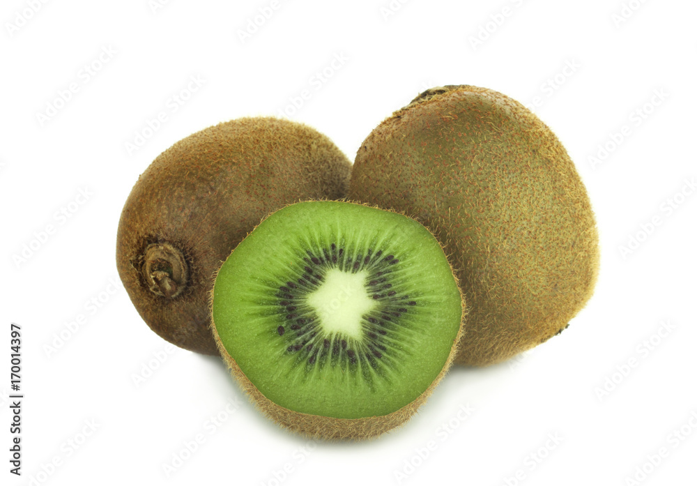 kivi fruit on white background. Stock Photo | Adobe Stock