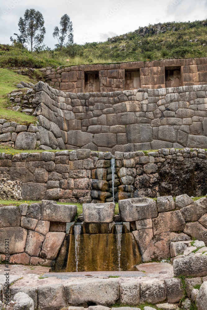 Tambo Machay, El Baño del Inca Stock Photo | Adobe Stock