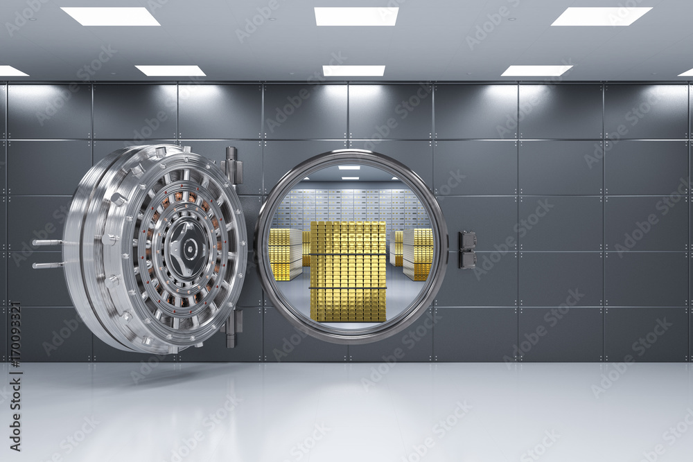 bank vault opened Stock Photo | Adobe Stock