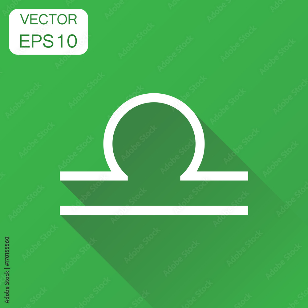 Libra zodiac sign icon. Business concept astrology libra pictogram ...