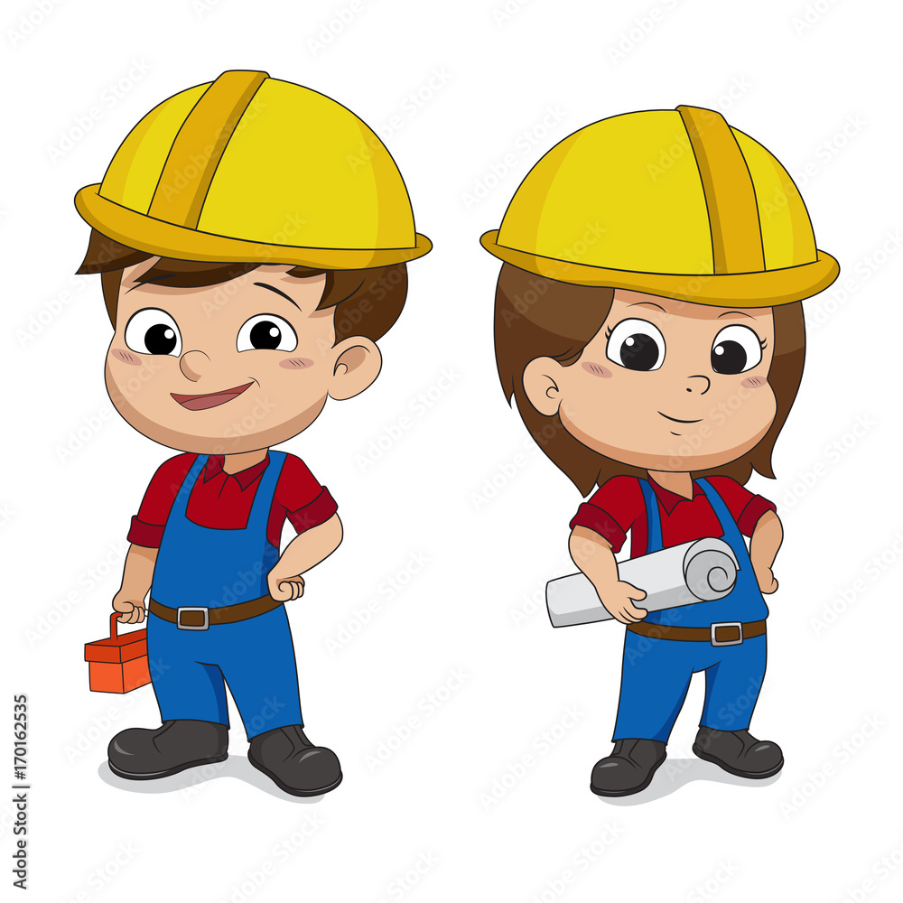 Set of cartoon Engineers.Vector and illustration. Stock Vector | Adobe ... Set of cartoon Engineers.Vector and illustration. Stock Vector | Adobe ...