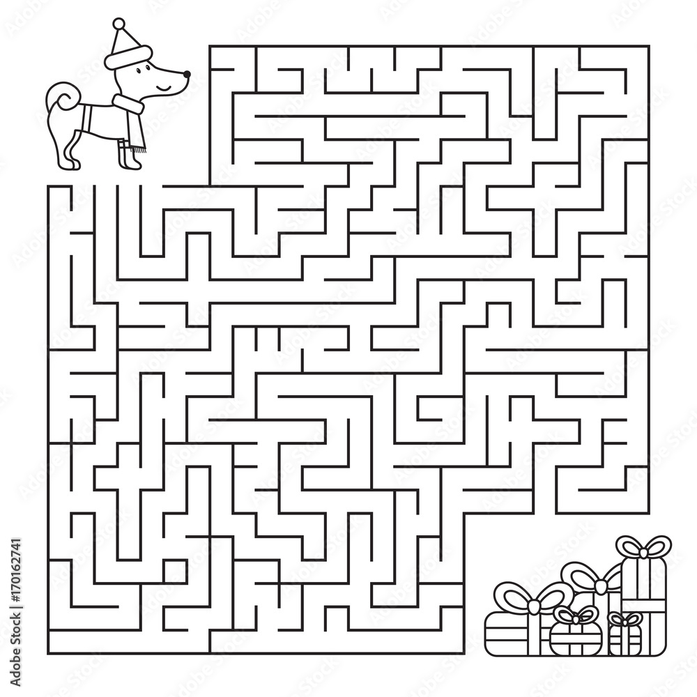 Christmas Mazes For Kids
