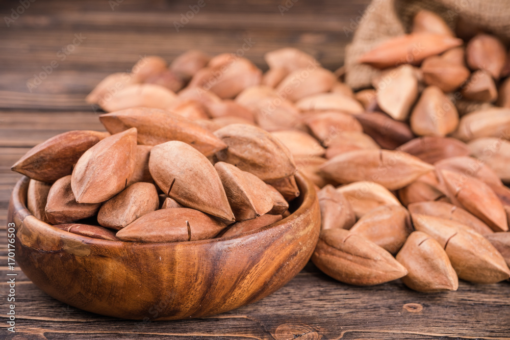 Pili nuts Stock Photo | Adobe Stock