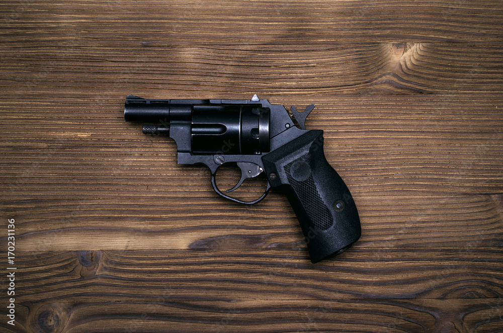 Gun On Table Wallpaper