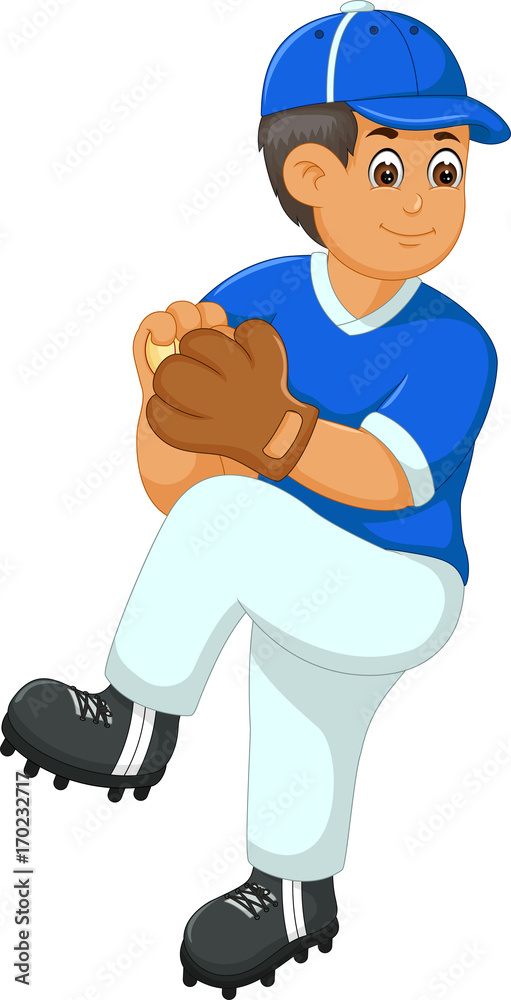 People Playing Baseball Clipart