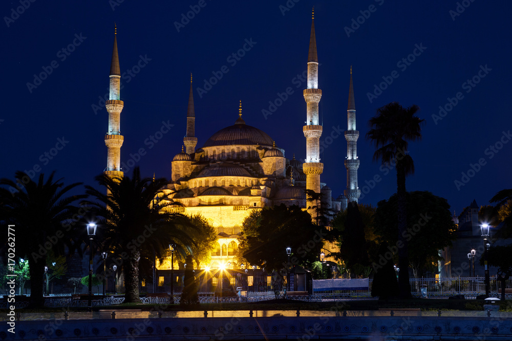 Blue Mosque Istanbul Night