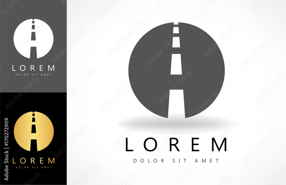 road logo Stock Vector | Adobe Stock