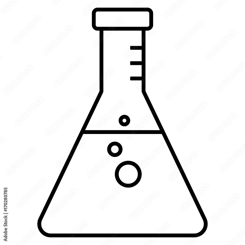 Bubbling Flask Clip Art