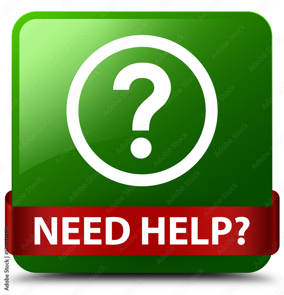 Help Button Green