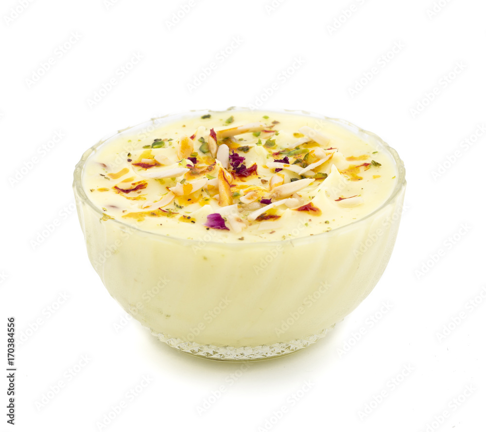 Indian Sweet Shrikhand Stock Photo | Adobe Stock