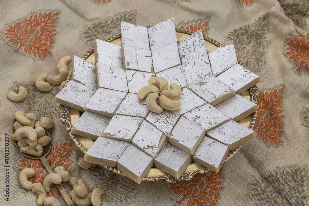 Kaju Katli Stock Photo | Adobe Stock