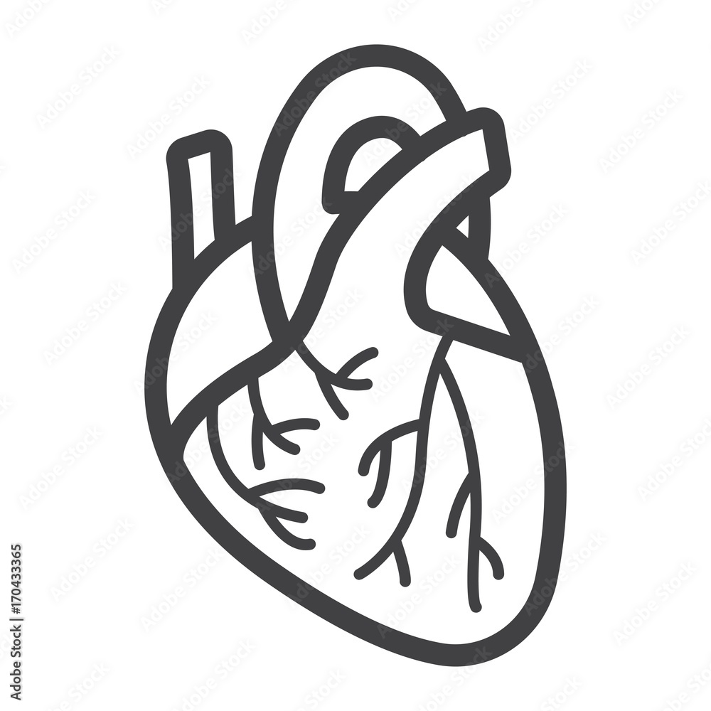Healthcare Clipart Black And White Heart