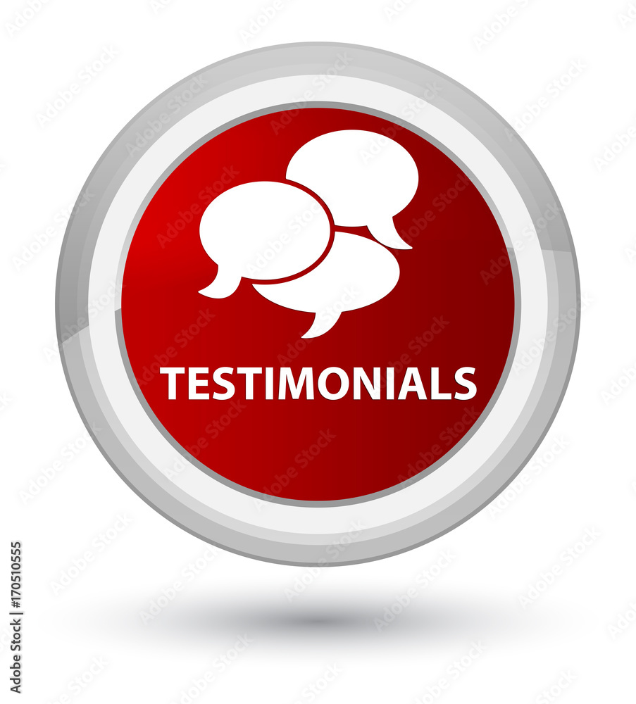 Testimonials Icon Red