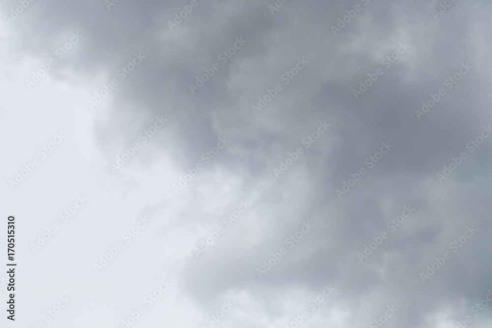 Rainy (or rain) cloud, gray color background Stock Photo | Adobe Stock