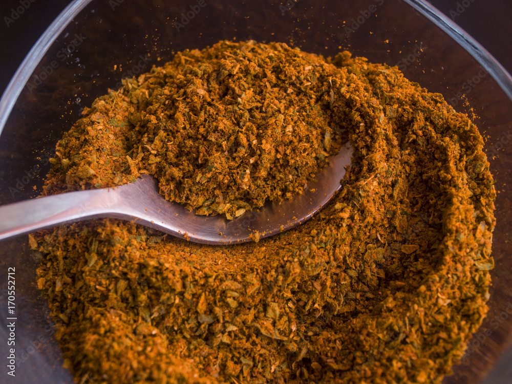 Adobo en polvo / Adobo powder. Spices Stock Photo | Adobe Stock