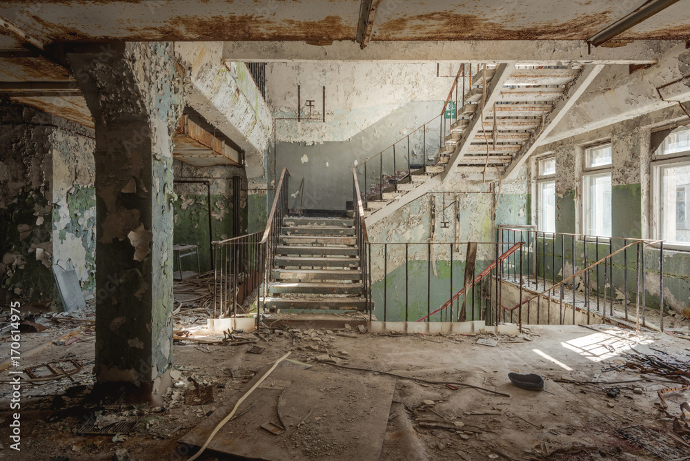 Staircase Chernobyl Stock Photo | Adobe Stock