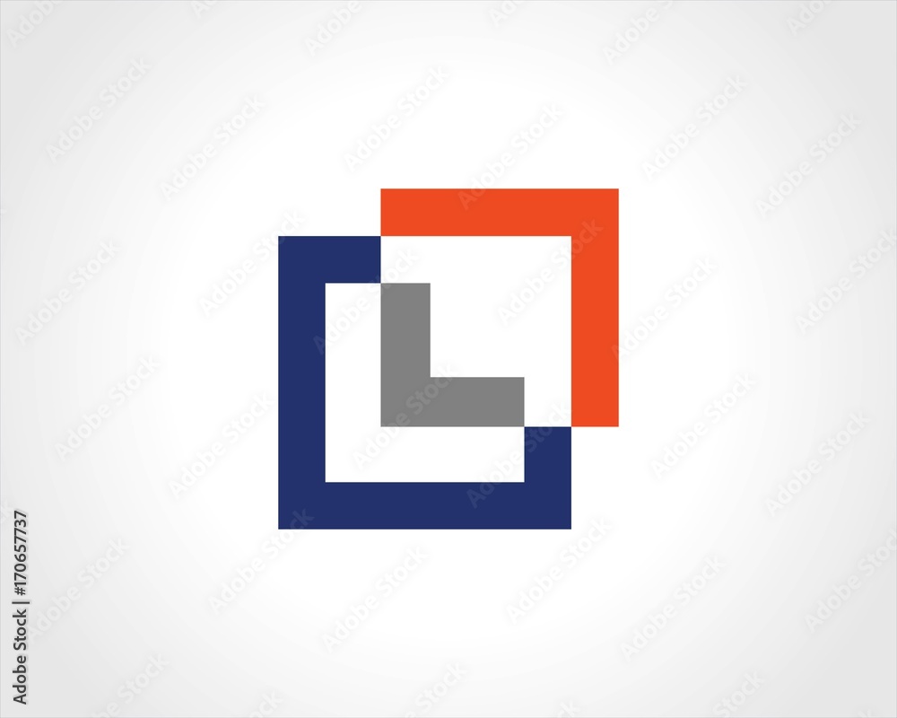 square technology logo Stock Vector | Adobe Stock