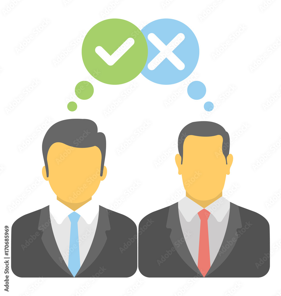 Employees Feedback Vector Icon Stock Vector | Adobe Stock