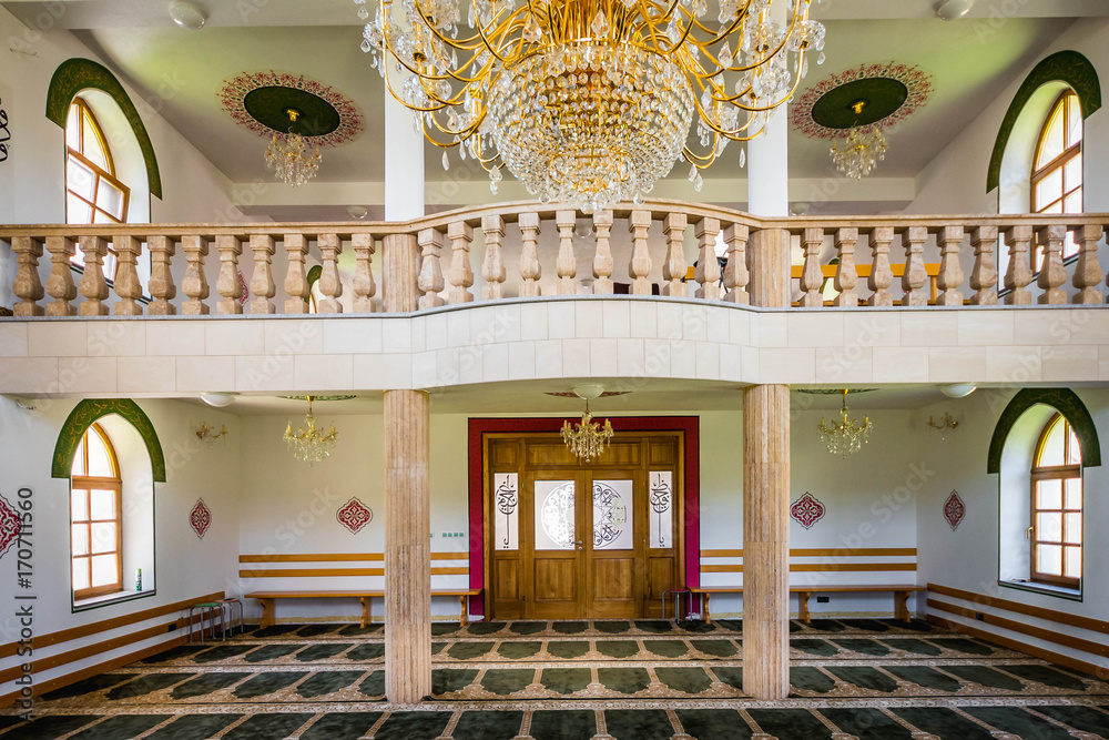 Mosque interior Stock Photo | Adobe Stock