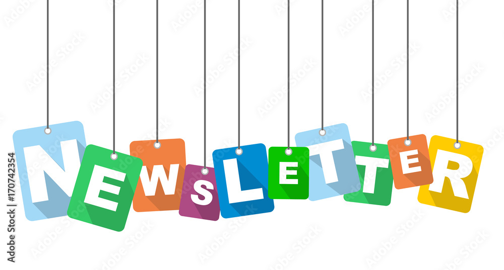 vector illustration background newsletter Stock Vector | Adobe Stock