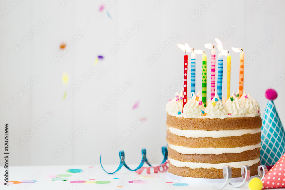 Birthday cake Stock Photo | Adobe Stock