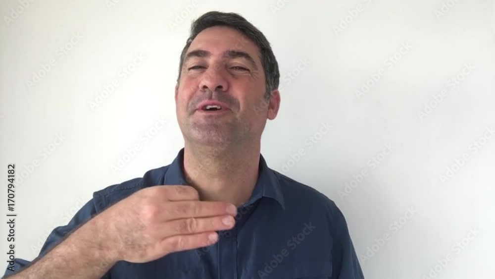 Italian man demonstrate It is perfect sign of Italian hand gestures ...