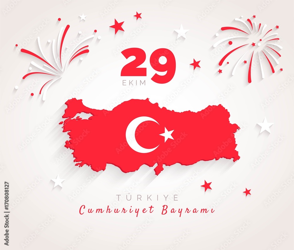 29 ekim Cumhuriyet Bayrami, Republic Day Turkey. 29 october Republic ...