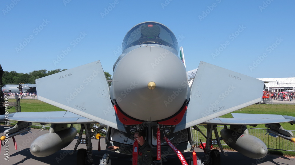 Entenflügel (Canards) - Eurofighter Typhoon (EF-2000) - Luftwaffe Stock ...
