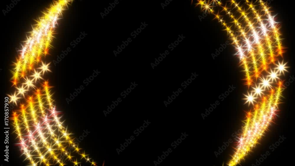 abstract frame and transparent background, alpha channel, flashing ...