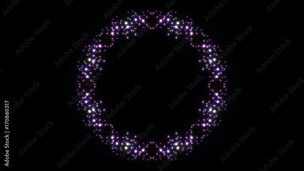 abstract frame and transparent background, alpha channel, flashing ...