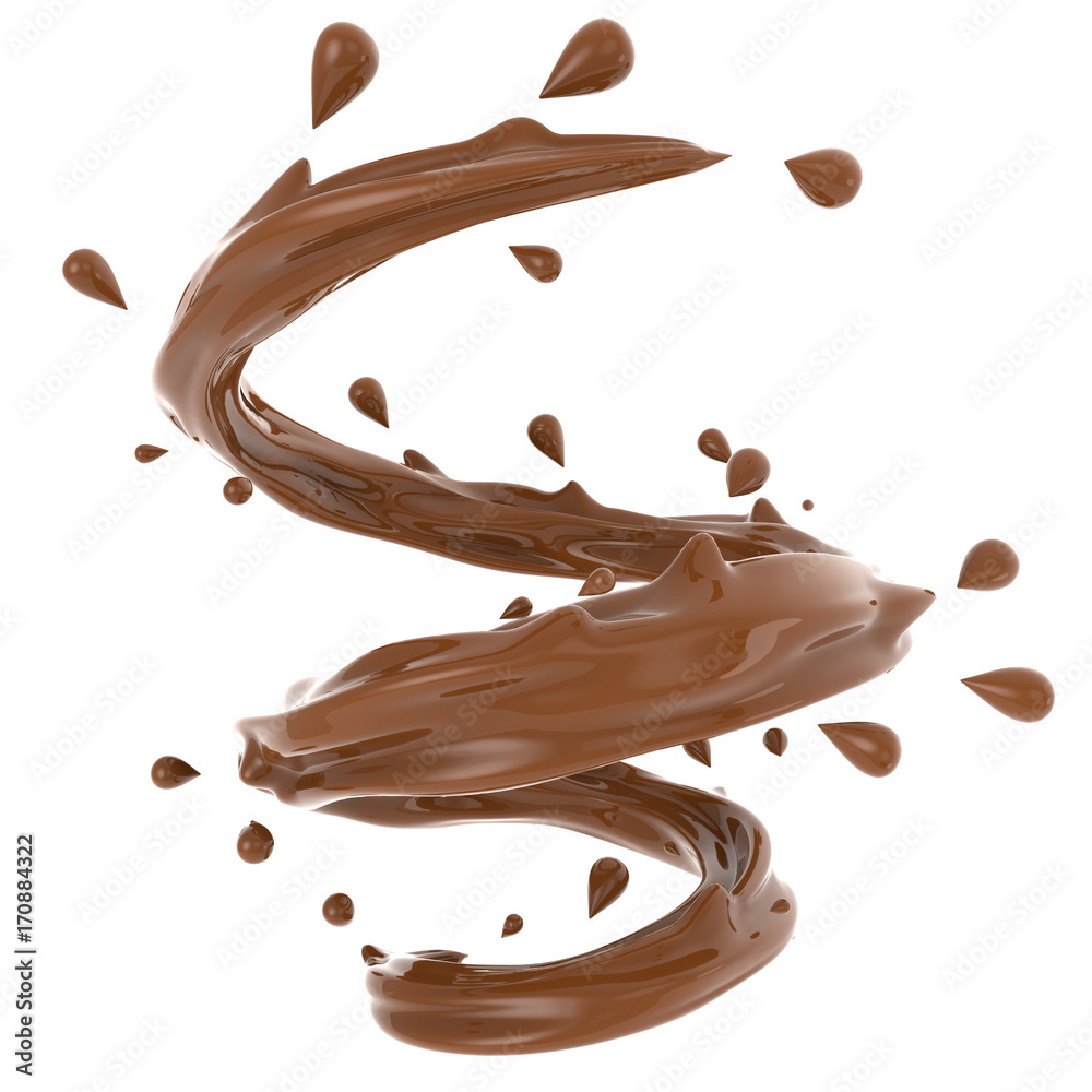 Poster Chocolate twisted splash – Wall Art | UkPosters