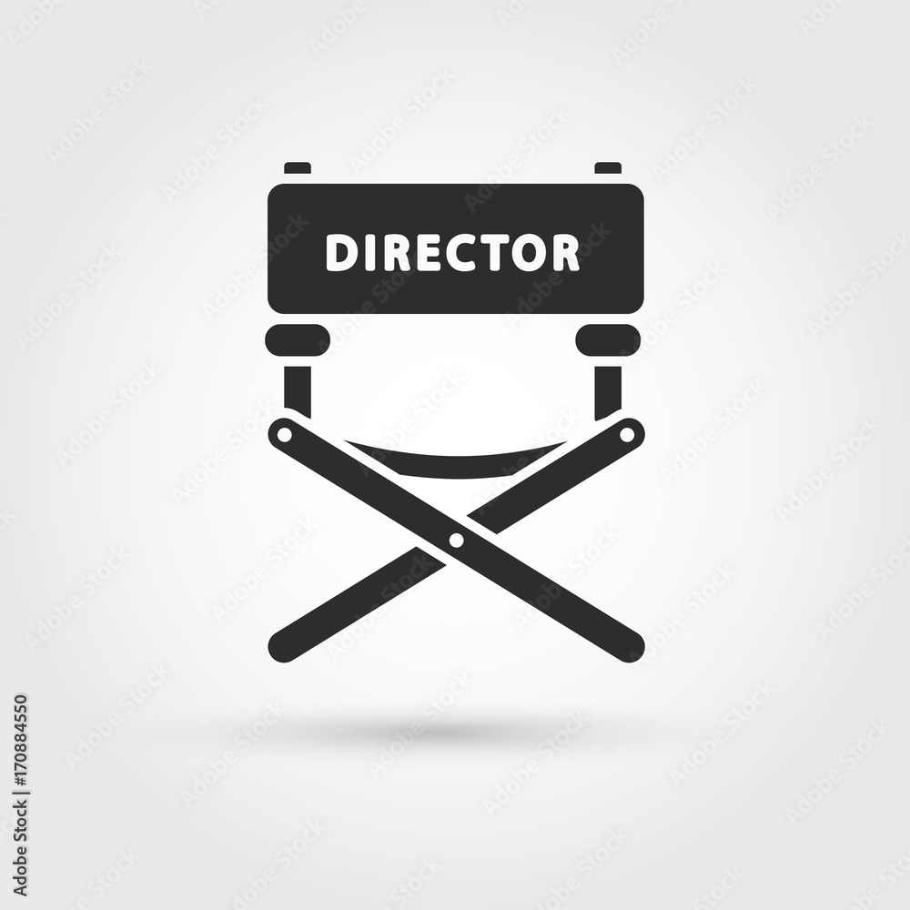 director chair icon Stock Vector | Adobe Stock