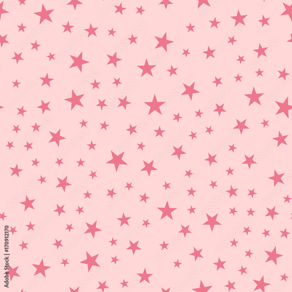 Light Pink Stars Background