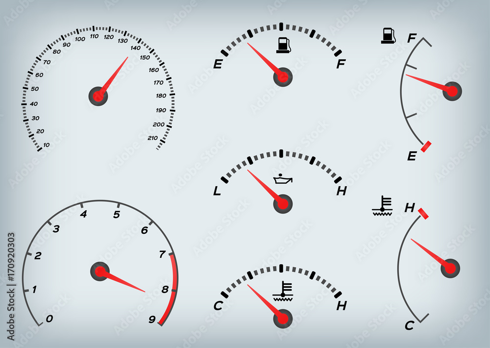 Tachometer Vector
