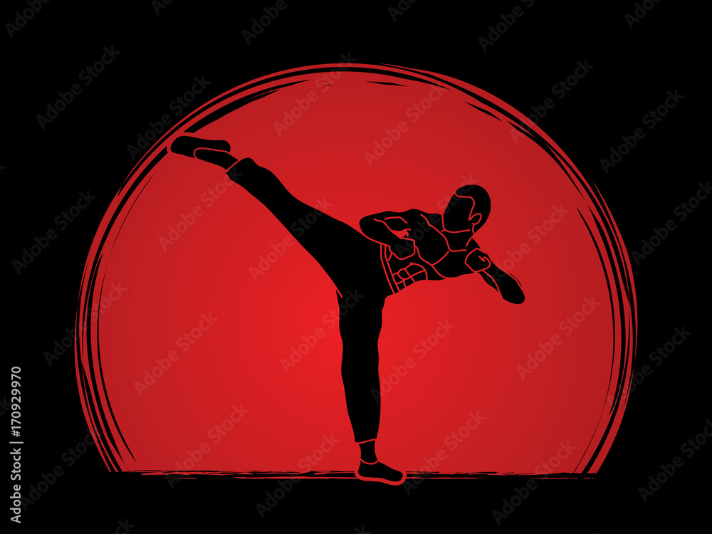 Karate Kick Wallpaper